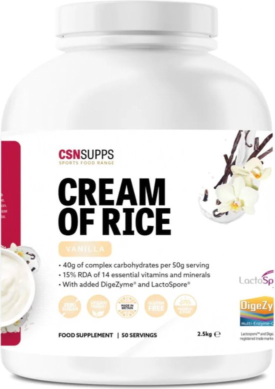CSN Supplements - Cream of Rice (CoR) - Milk Chocolate | bol.com