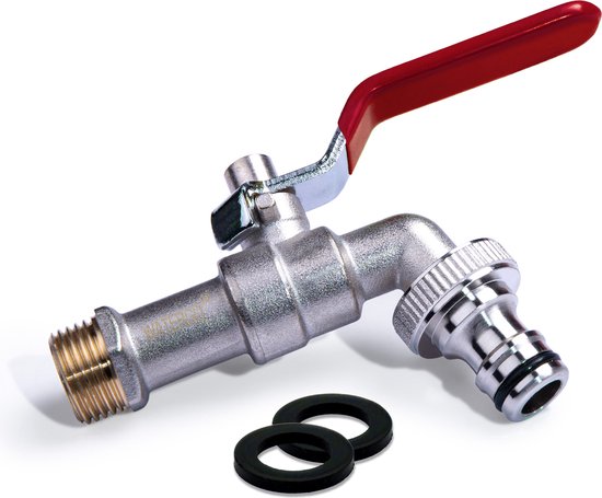 WATERGO Premium kogelkraan 3/4 - tapkranen roest- en vorstbestendige ...