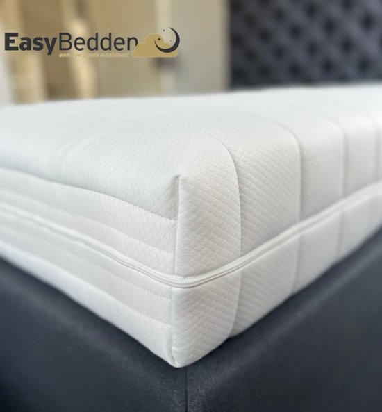 EasyBedden® 90x200 Koudschuim Hybride Matras - 20 cm dik | HR45 Schuim ...