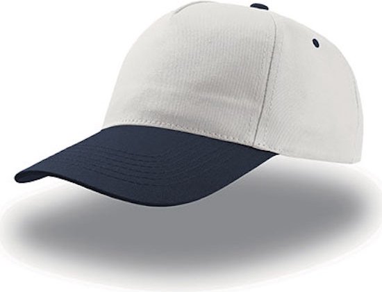 Atlantis 'Start Five Cap' Wit/Donkerblauw | bol