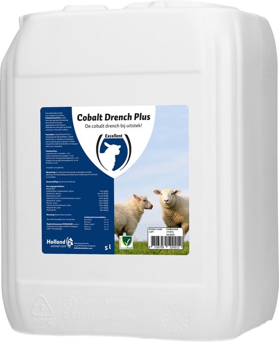 Excellent Cobalt Drench Plus - 5 liter - geschikt voor rundvee en ...