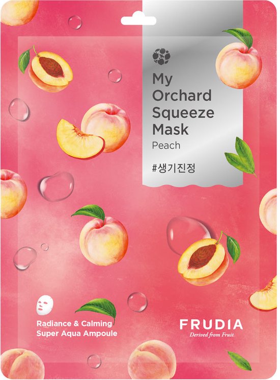 Frudia - My Orchard Squeeze Mask - Peach 10pcs - Korean Sheet Masks | bol