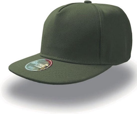 Atlantis 'Snapback Five Cap' Olijfgroen | bol
