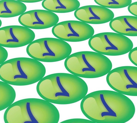 Groene Vinkjes Beloningsstickers - 5 Stickervellen - 270 Stickers - 19 ...