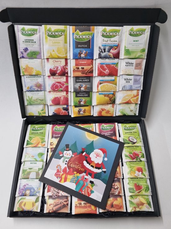 Pickwick Proeverij Pakket - Theepakket met 50 verschillende theesmaken ...