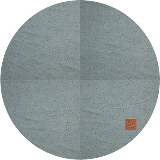 Boxkleed rond hydrofiel spikkel groen | bol.com