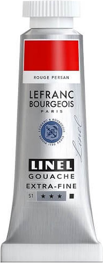 Lefranc & Bourgeois Linel Gouache Extra Fine Persian Red 170 14ml | bol