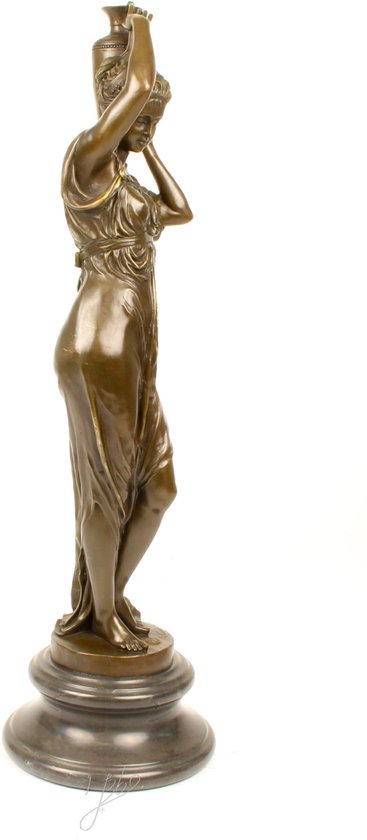 Bronzen Godin Hebe - Brons Sculptuur - Oud Grieks Standbeeld ...
