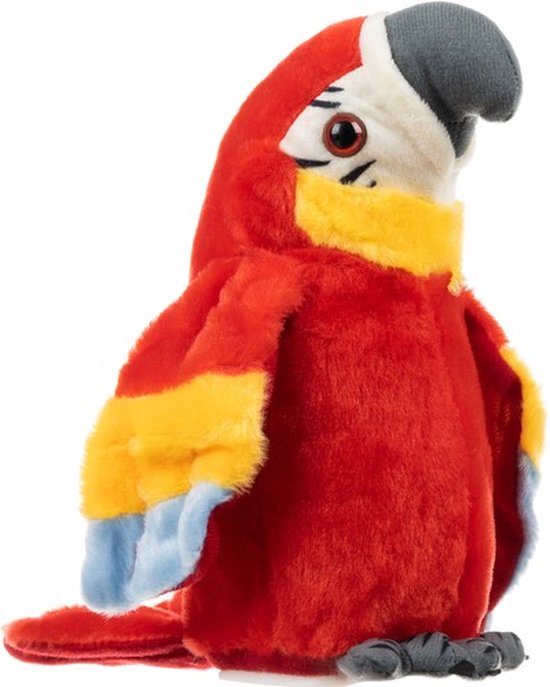 Pratende en dansende papegaai knuffel | Inteactief | | bol