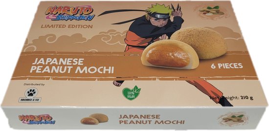Naruto Shippuden Anime - Japanse Peanut Mochi box - Limited Edition ...