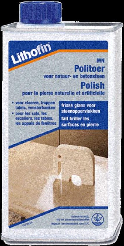 Lithofin MN - Politoer Zwart (vloeibaar) - 1L | bol