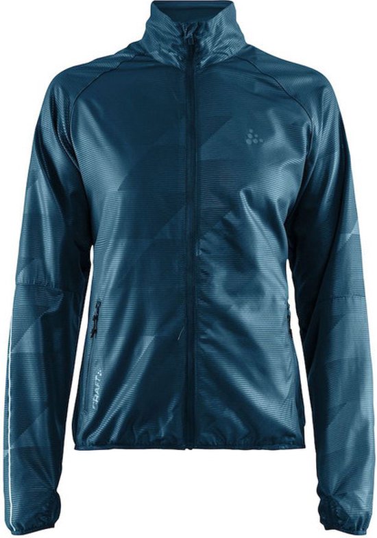 Craft Eaze Jacket Dames - sportjas - donkergroen - Vrouwen - Maat L | bol