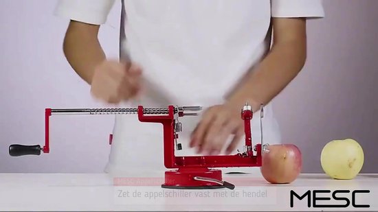 MESC Appelschilmachine Appelschiller met zuignap -Appelboor ...