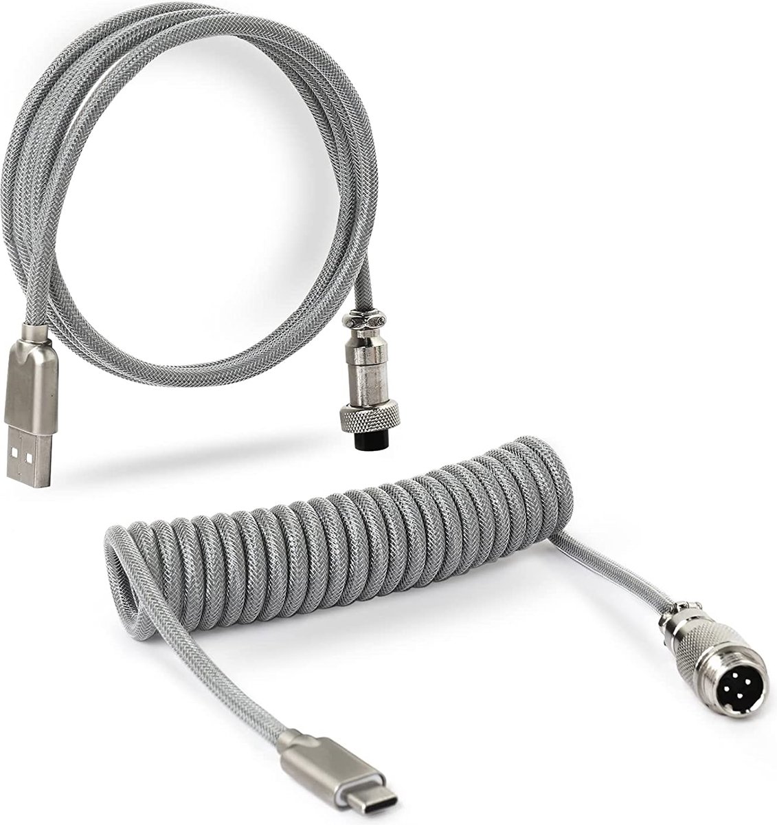 Royal Kludge Coiled Cable - USB-C Kabel - Mechanisch Toetsenbord Kabel ...