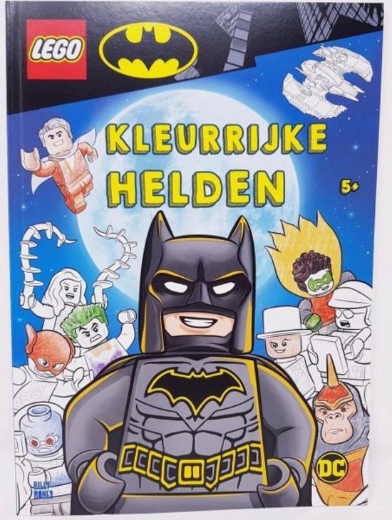Lego kleurboek 5+ - Kleurrijke helden - 47 pagina’s - Billy Bones ...