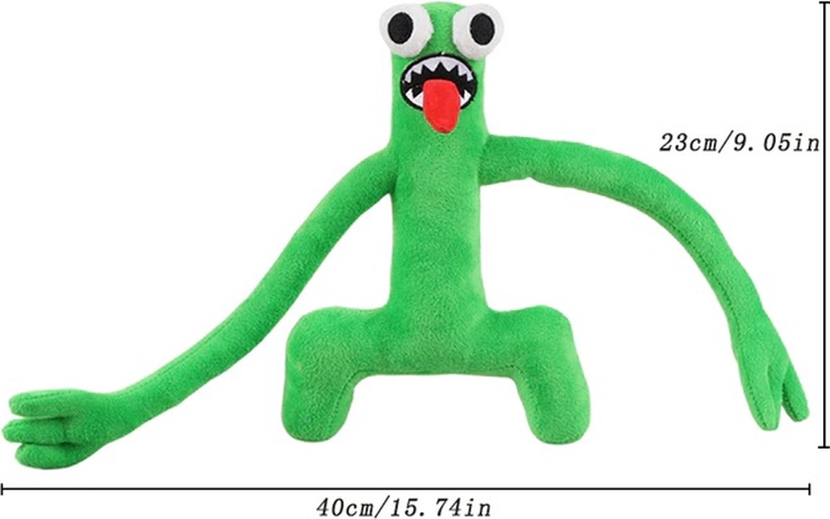 Groen / Green Rainbow Friends Roblox + 5 Gratis RainbowFriends stickers ...