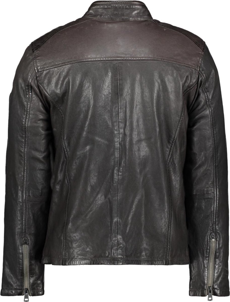 Donders Jas Leather Jacket 52310 551 Rustic Brown Mannen Maat - 54 ...