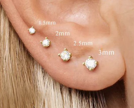 The Jewelry Club - Earcandy -Mc Platte Helix Piercing Oorbellen 925 ...