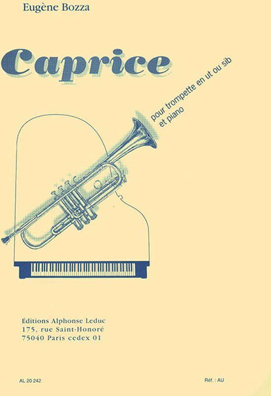 Caprice No.1 Op.47, Eugène Bozza | 9790046202421 | Boeken | bol
