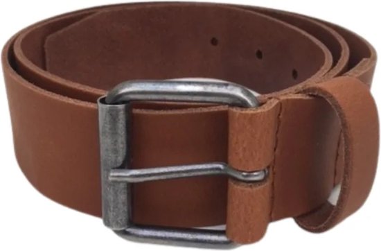 Leren riem met rolgesp - Leren riem heren/dames - Nikkelvrije gesp ...