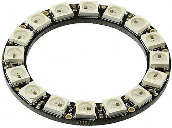 Uitbreidingsmodule NeoPixel-ring - 16 x 5050 RGB LED Adafruit 1463 | bol