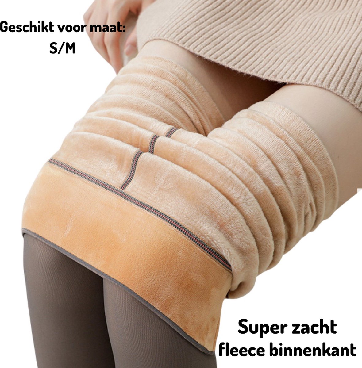 Fleece panty - Winter panty - Thermo panty - Transparant - Fleece legging - Fleece... | bol.com