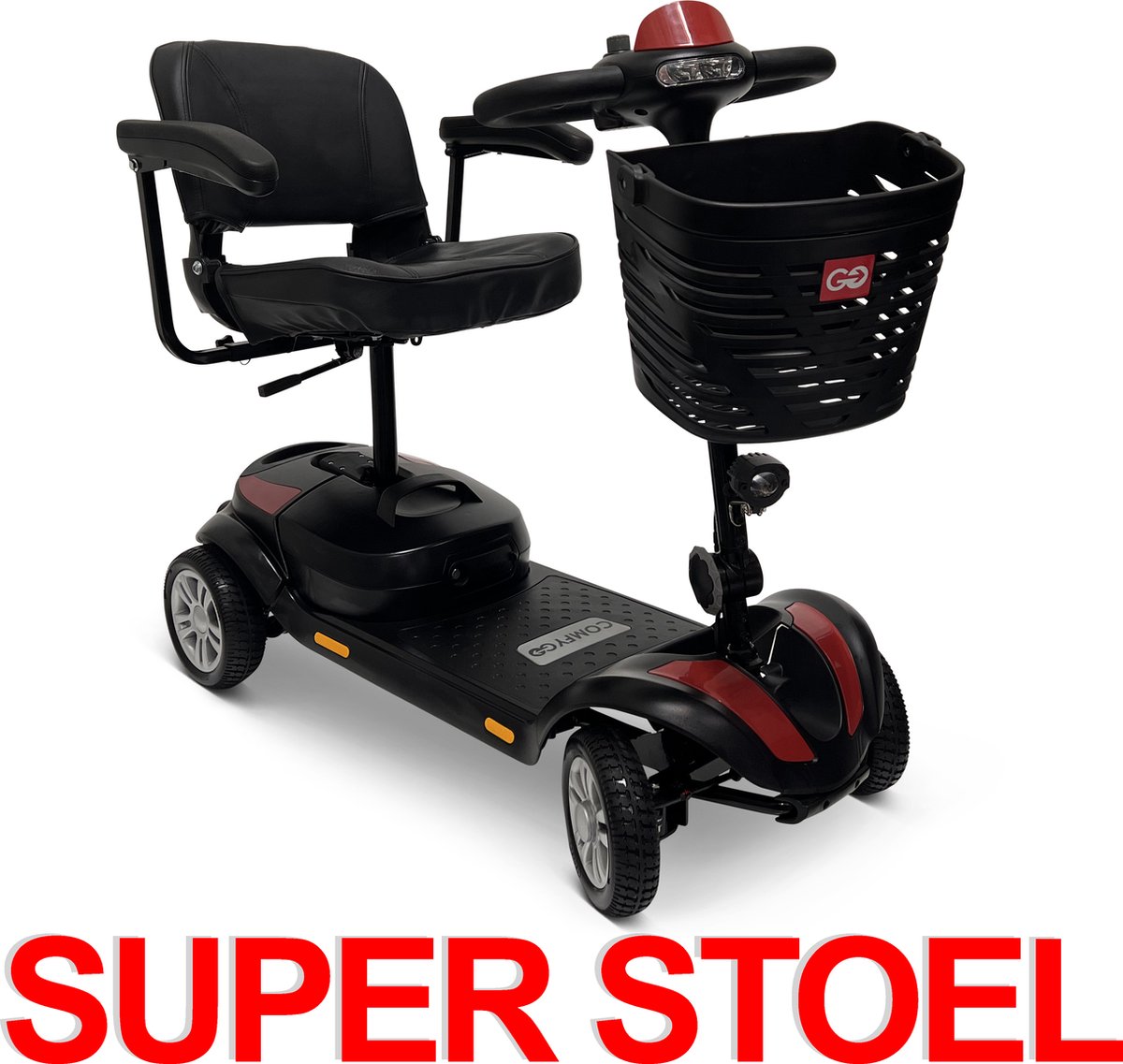 ComfyGO Z-4 Elektrische Scootmobiel, Scooter , Mobiliteitsscooter met 4 ...