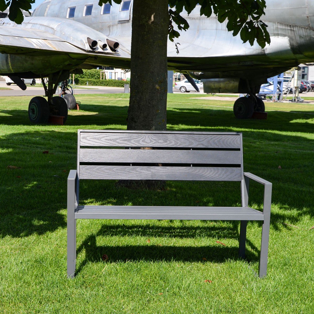 Metalen Tuinbank - 111x65x83 Bank voor 2 Personen - IJzeren Bankje ...