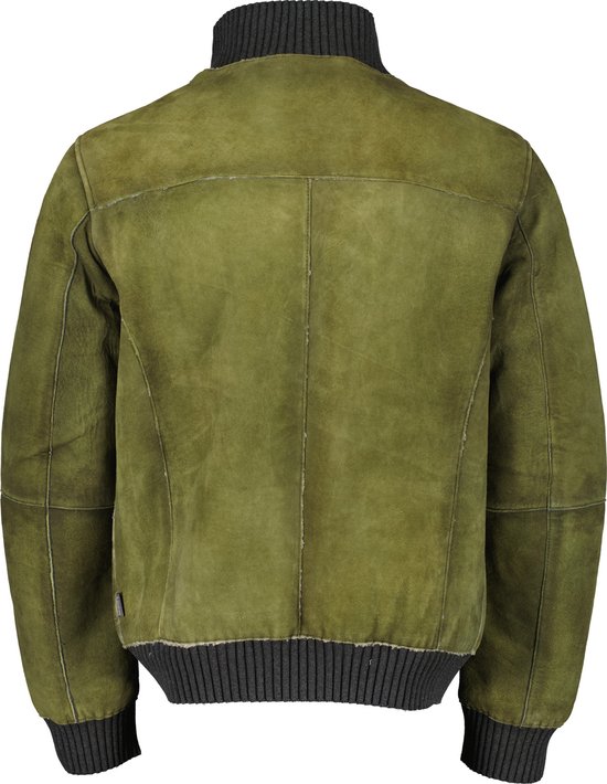 Donders 1860 Leren Jack - Modern Fit - Groen - 54 | bol.com