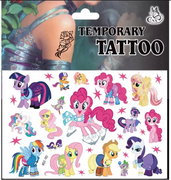 My Little Pony Tattoos - Tijdelijke Tattoo -Tattoos - Tattoos Kinderen ...