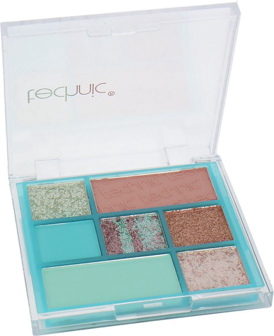 Technic Pressed Pigment Oogschaduw Palette - Peppermint Cream | bol