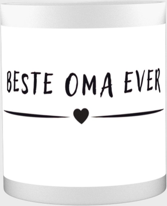 Beste oma ever Mok met opdruk - oma - grandma - leuk cadeau voor je oma ...