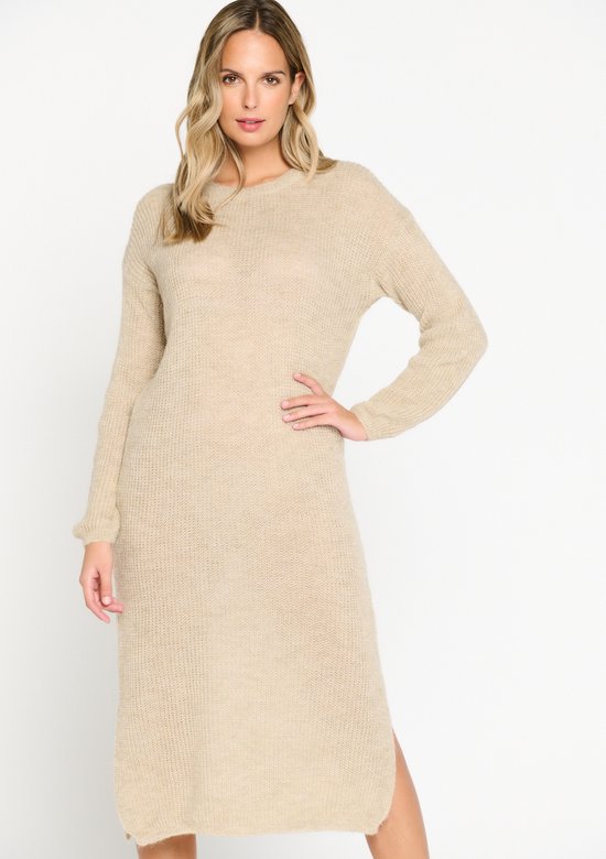 Lola Liza Trui-jurk - Beige - Maat M | bol.com