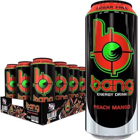 Bang Energy Drink RTD 12x 500ml Peach Mango | bol.com