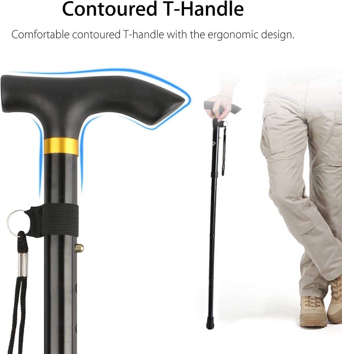 Wandelstok – Walking stick – Wandel support – voor ouderen senioren en ...