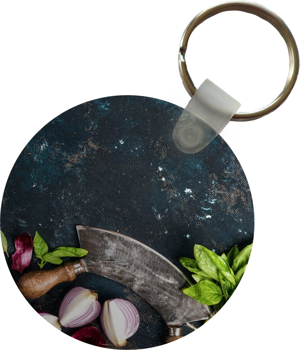 Sleutelhanger - Groente - Kruiden - Wiegemes - Ui - Specerijen ...