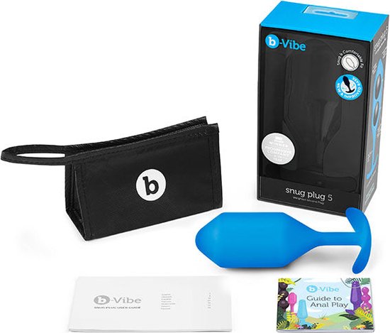 B-Vibe - Snug Plug 5 Blue | bol.com