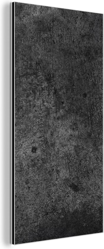 Wanddecoratie Metaal - Aluminium Schilderij Industrieel - Beton ...