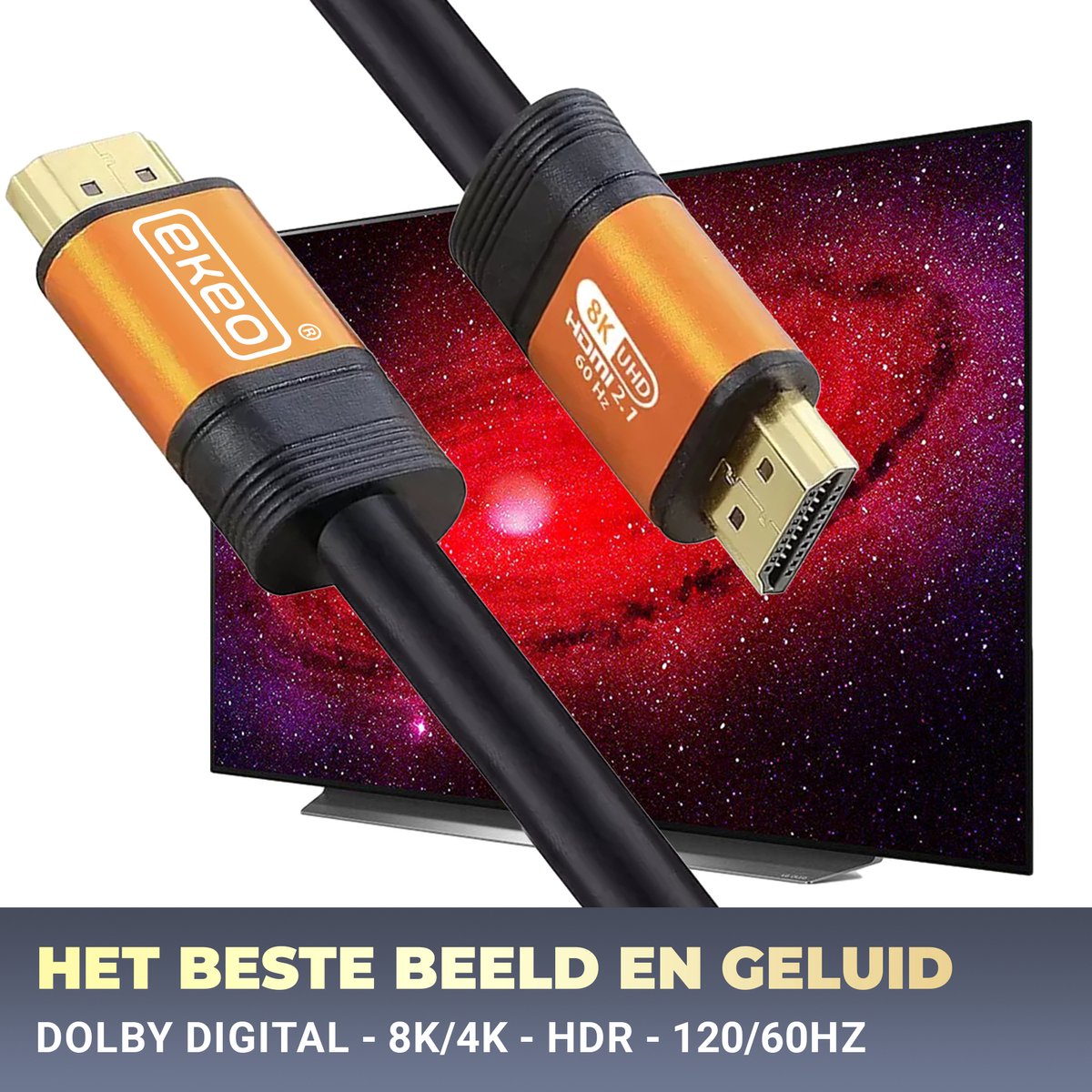 PRO HDMI Kabel 2.1 - Ultra HD High Speed 8K - HDMI naar HDMI - Xbox Series X & PS5 - 3... | bol.com