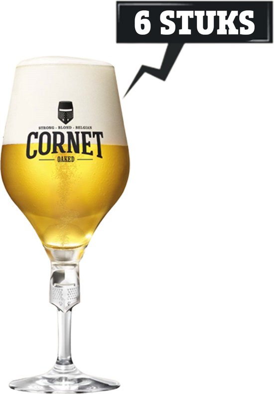 CORNET Oaked bierglas - 33cl - 6 stuks | bol