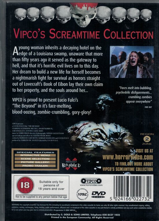 The Beyond - Vipco's Screamtime Collection (Dvd), Katherine McColl | Dvd's | bol