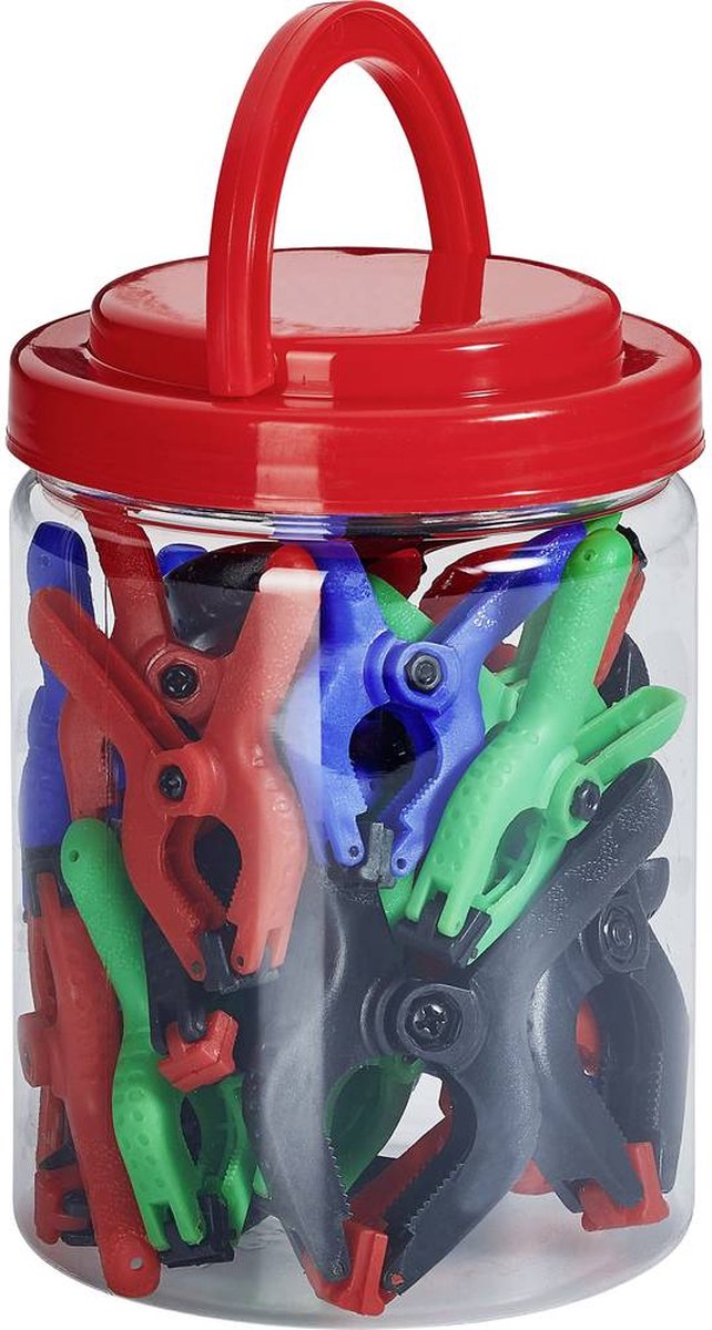 Minispanklemmenset 22-delig Basetech 1529585 Afmeting, lengte: 90 mm ...