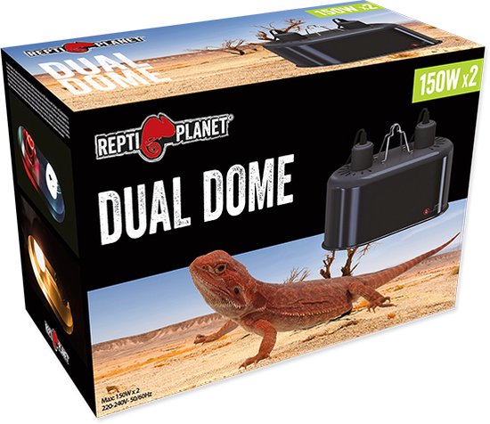 REPTI PLANET DUAL DOME 150W x2 | bol.com