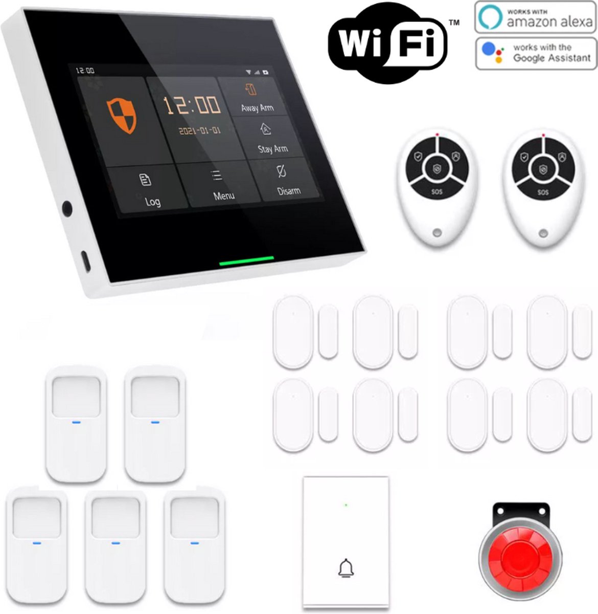 Hozard® Alarmsysteem | Sirene & GSM | Royal Series | Smart Home Beveiligingssysteem |... | bol.com
