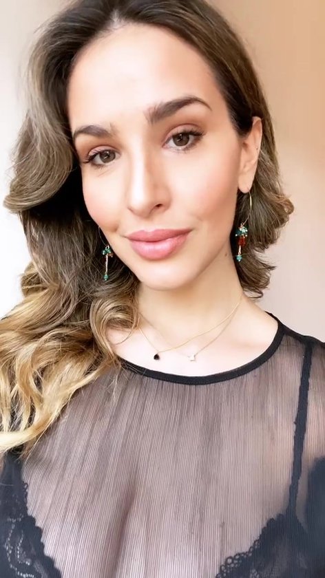 HINTH, Bunch, Groen/Oranje, Handgemaakte Gouden Oorbellen met Kralen | bol