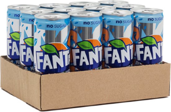 Fanta - What the Fanta No Sugar - 12x 250ml | bol.com