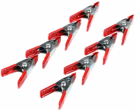 Benson Metalen Veerklem - 50 mm - 8 stuks | bol.com