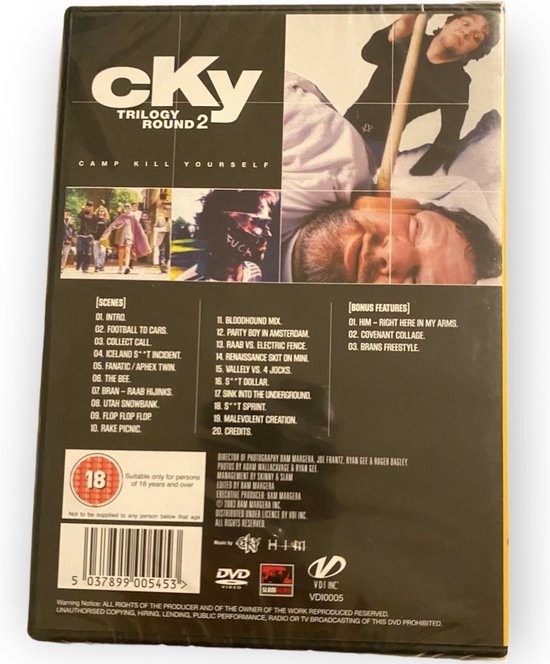 Bam Margera - CKY - DVD - Trilogy round 2 (Dvd), Bam Margera | Dvd's | bol.com