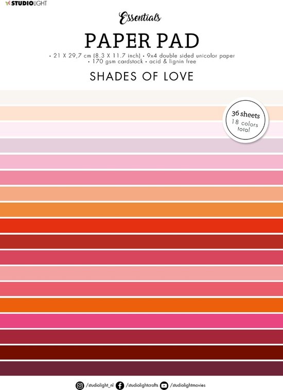 Studio Light Paper Pad Essentials nr.70 SL-ES-PP70 A4 | bol.com