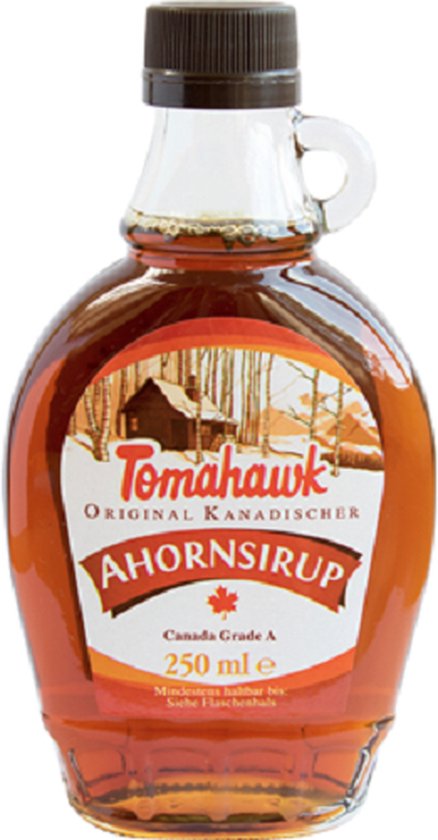 Tomahawk Maple Syrup Grade A - 12 x 250ml Doos | bol